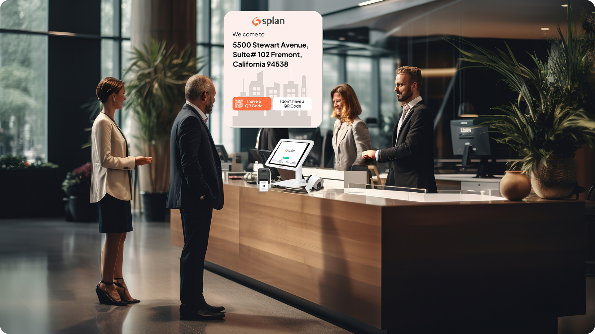 Multi-Tenant Visitor Management System | Smart Building Access - Splan